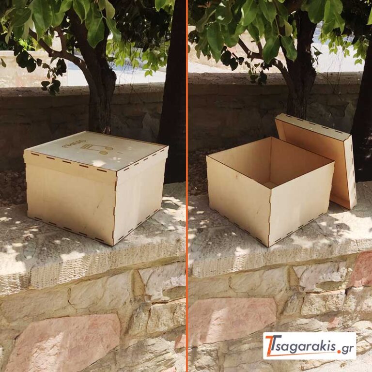 ΞΥΛΙΝΟ ΚΟΥΤΙ ΑΠΟΘΗΚΕΥΣΗΣ ( 31x31x22cm ) ΦΥΣΙΚΟ ΞΥΛΟ | tsagarakis.gr